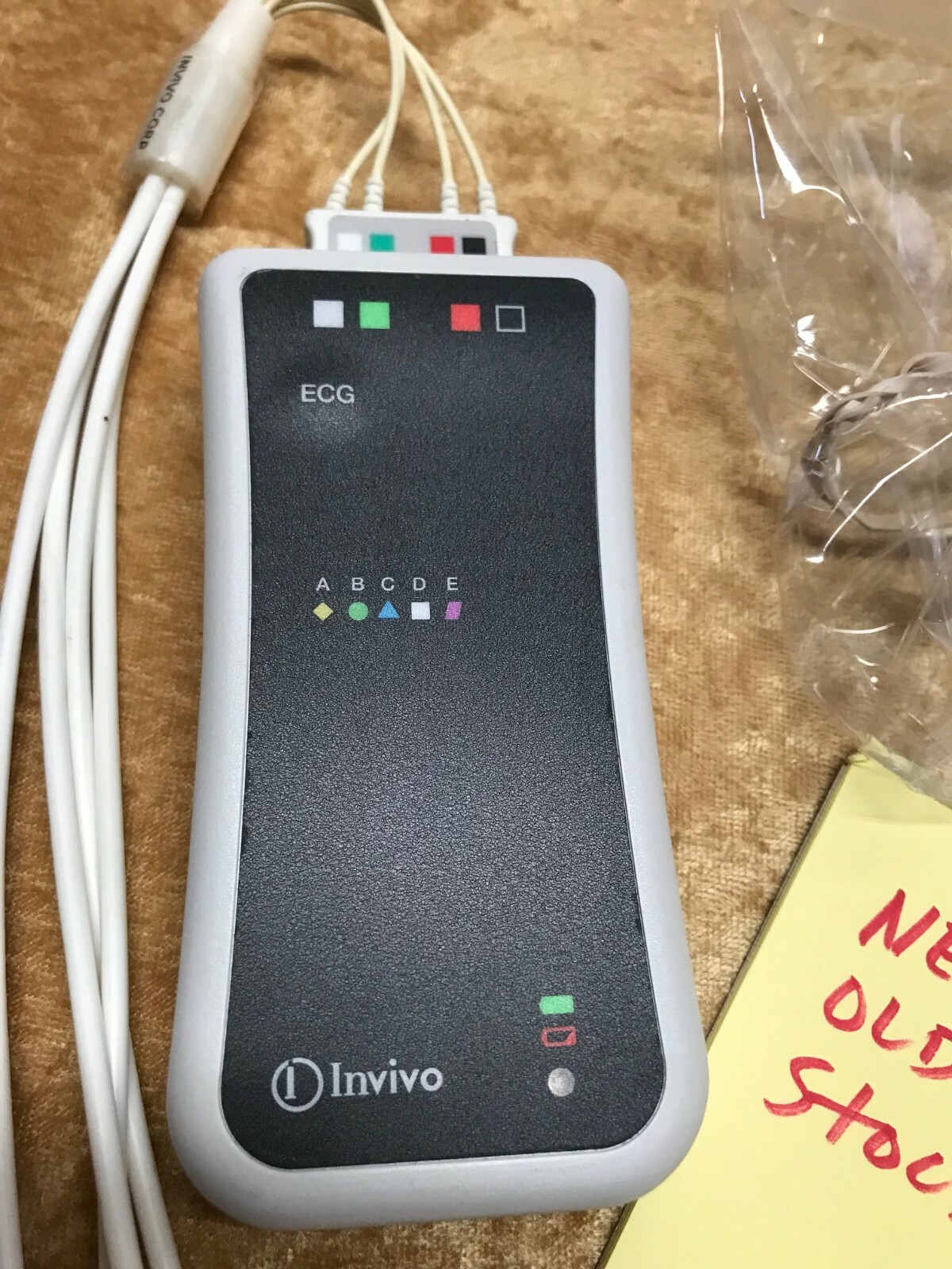 Invivo ECG VCG Transmitter Leads Philips Achieva 1.5T MRI coil ...