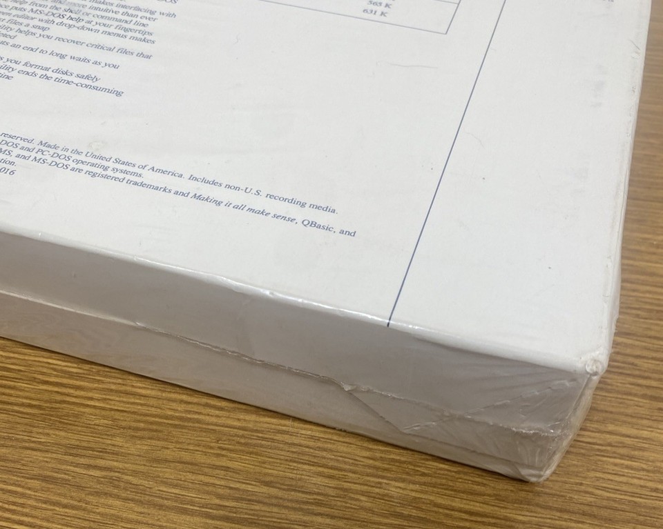 VTG Provided Microsoft MS-DOS.5 For DOS Operating Systems-New Sealed | eBay