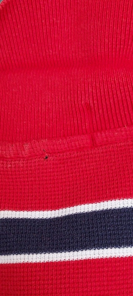 Polo Ralph Lauren Striped Polo Shirt Size L Red Navy White Yellow Pony ...