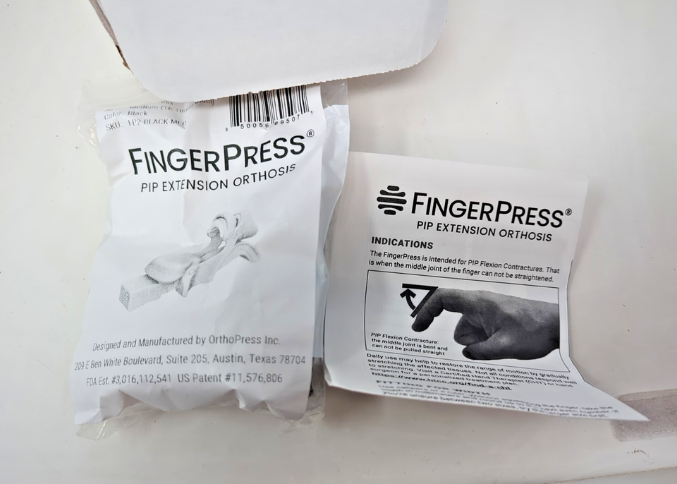 NEW Finger Straightener | PIP Extension Orthosis/Splint Bent Fingers ...