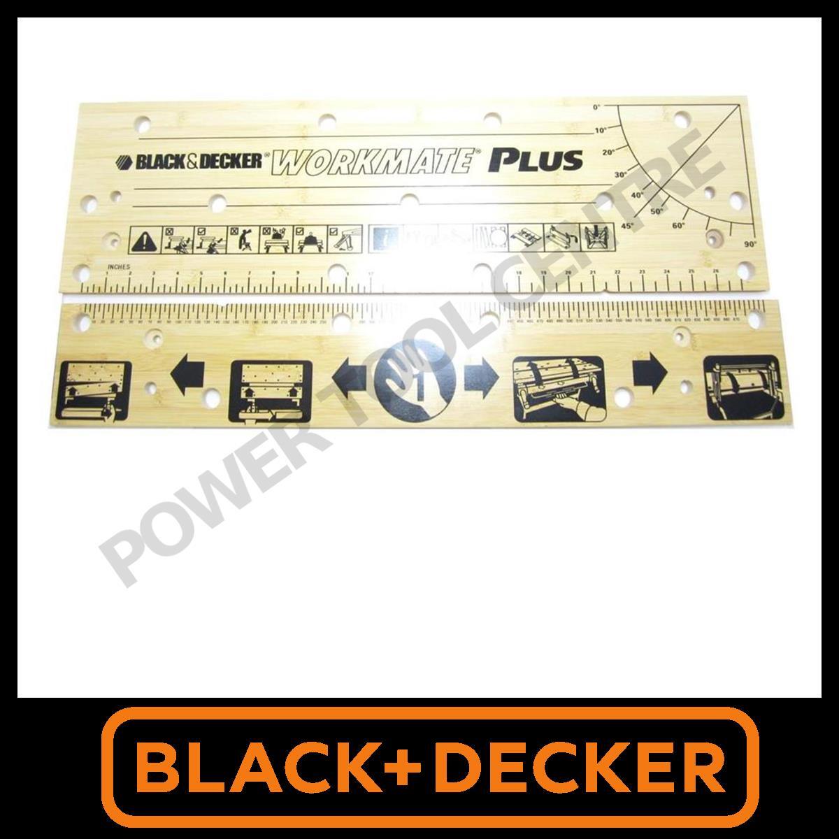 Set Of Black and Decker Dual Height Workmate WM825 Workbench Wooden ...