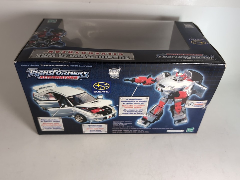 TRANSFORMERS ALTERNATORS "SILVERSTREAK" SUBARU IMPREZA WRX 76930813096 ...