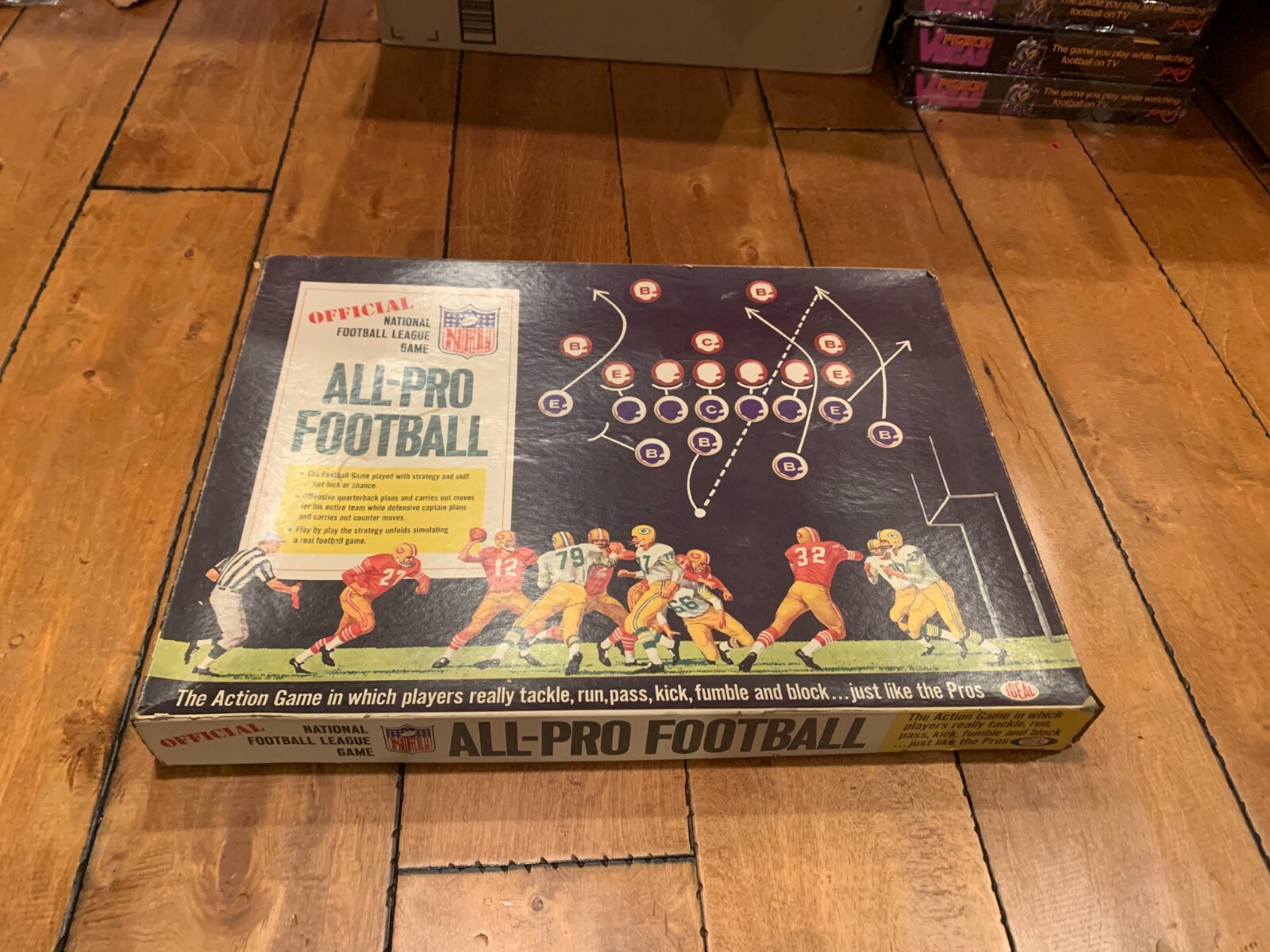 1967 Official NFL All Pro Football Board Game By ideal | eBay