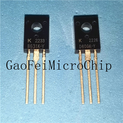 5PAIR - 10PAIR 2SB631K-Y 2SD600K-Y B631K-Y D600K-Y B600 D600 2SB631K ...