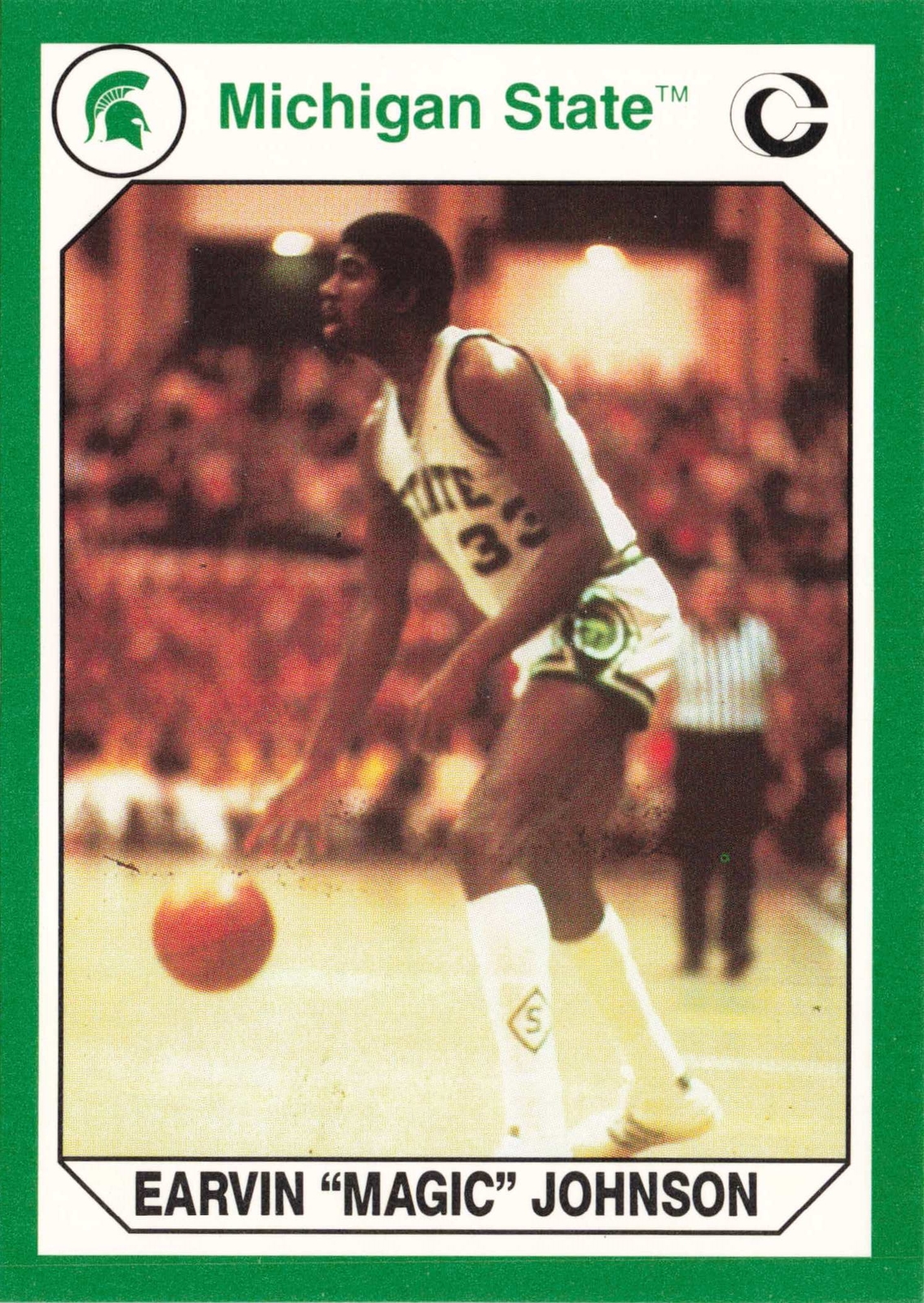 1990 Collegiate Collection Michigan State Spartans #194 Earvin "Magic ...