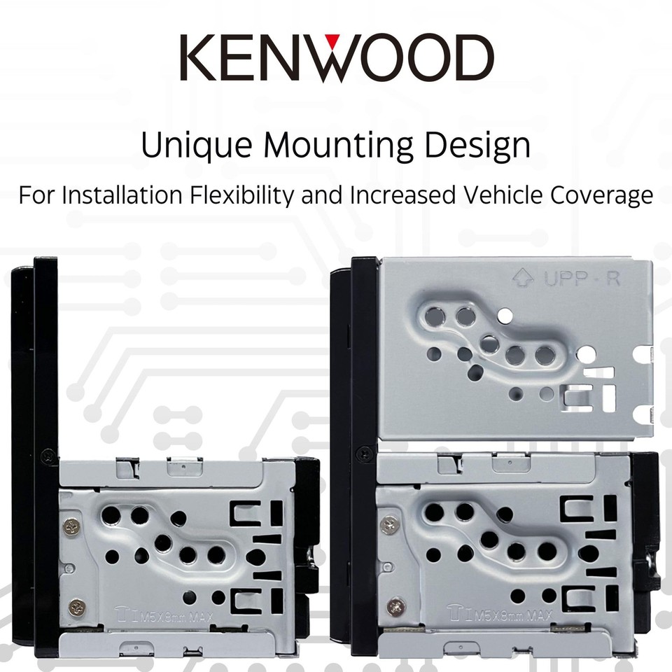 Kenwood DMX5710S 6.8" AM FM BT Car Stereo- Wireless Apple CarPlay ...