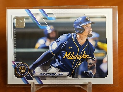 2021 Topps Update Series #US112 Jace Peterson Milwaukee Brewer MLB ...