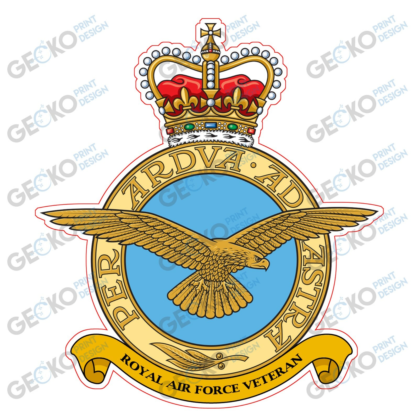 RAF VETERAN STICKER - ROYAL AIR FORCE | eBay