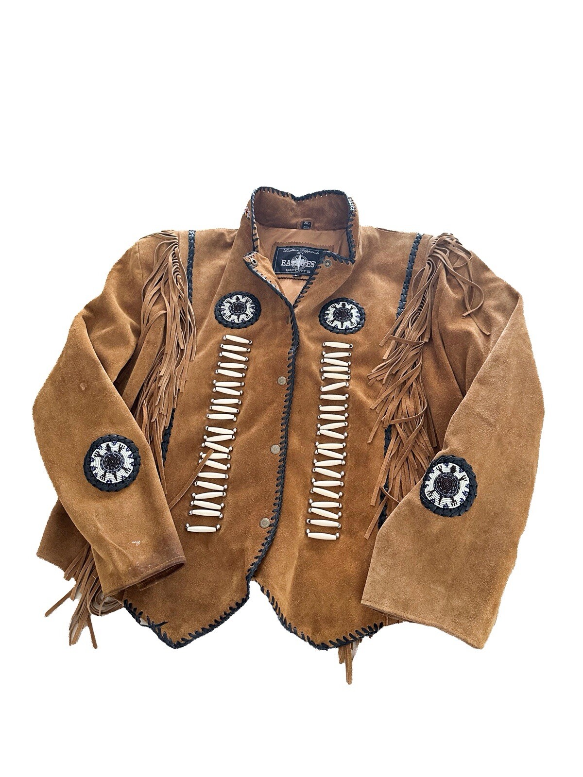 East West Vintage Leather Jacket - Gem
