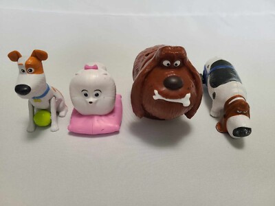 Lot of 4 - 2016 Burger King Secret Life of Pets Toys - MAX POPS DUKE ...