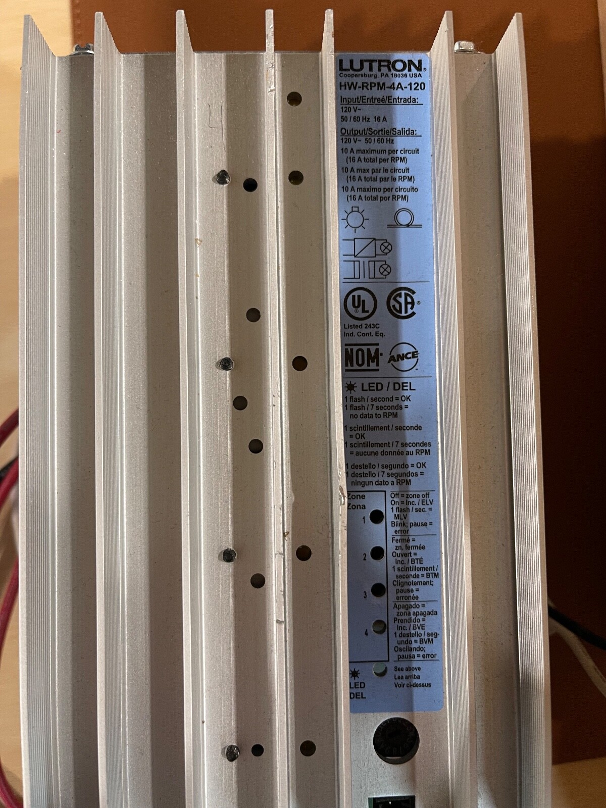 Lutron Homeworks Adaptive Phase Power Module HW-RPM-4A-120 | eBay