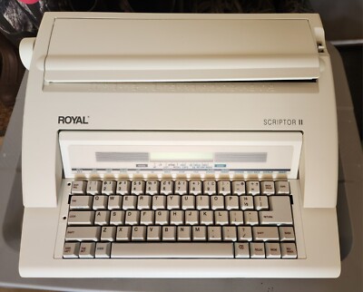 Royal Scriptor II Electronic Typewriter (69147T) 22447691474| eBay