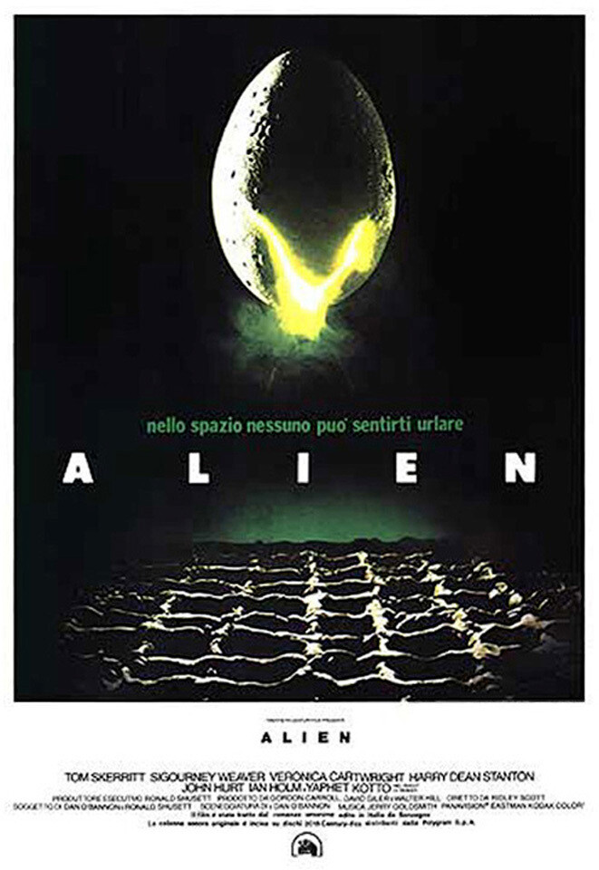 Alien Movie Poster 1979 Animated The Classic ALIEN (1979) Poster For