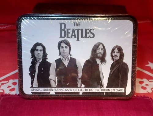The Beatles Limited Edition Playing Cards Sealed Two Decks & Tin White ...