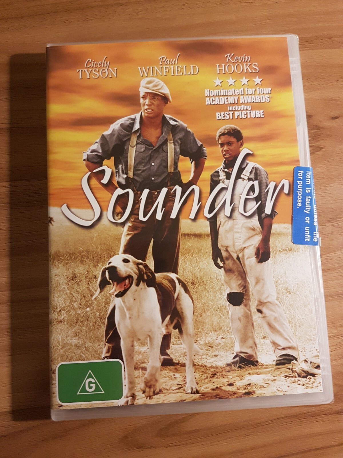 SOUNDER DVD Movie - Region All Cicely Tyson Paul Winfield Kevin Hooks ...
