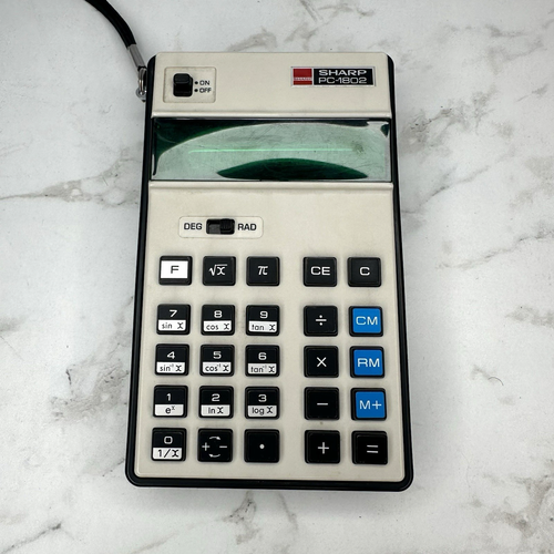 Sharp Scientific Vintage Calculator PC-1802 Parts Only See Pics | eBay