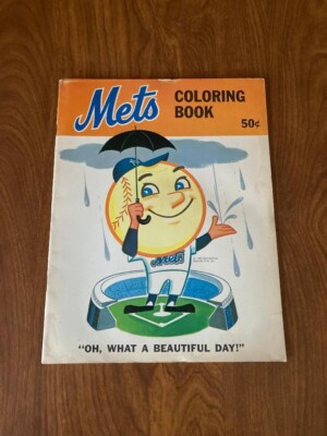 1965 NEW YORK METS COLORING BOOK MR. MET | eBay