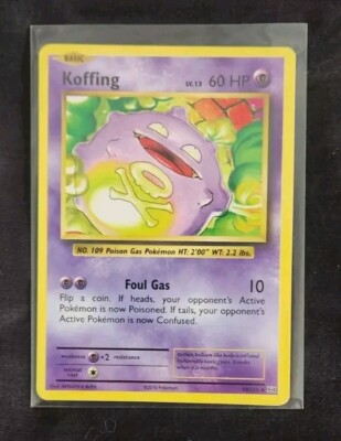 Pokémon TCG Card Koffing XY Evolutions 50/108 Regular Uncommon Near ...