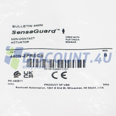 NEW Allen Bradley 440N-ZPRECB SensaGuard Actuator Ser. B 440N (VT) | eBay