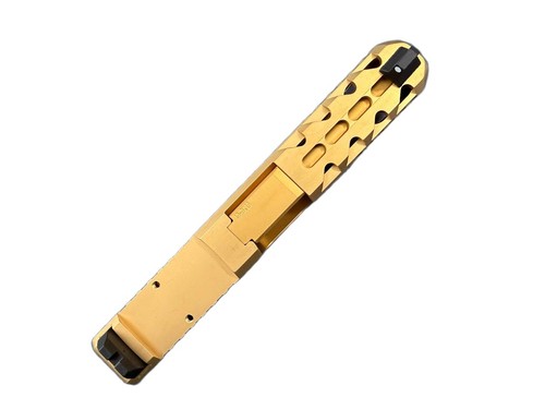 Complete Assembled Matrix Arms RMR TiN Slide G19 Gen 5 Gold Barrel Tall ...