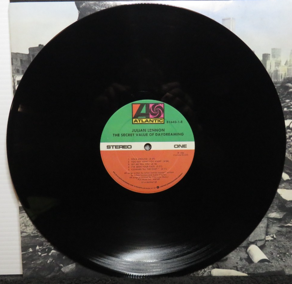 JULIAN LENNON THE SECRET VALUE OF DAYDREAMING (VG+) 81640-1-E LP VINYL ...