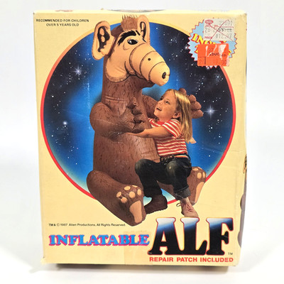 VINTAGE ALF 42" INFLATABLE DOLL 1987 IMPERIAL TOYS NOS SEALED IN BOX ...