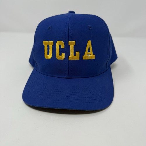 Vintage UCLA Bruins Snapback Hat Cap Nissin Block Letter 90s Blue Gold ...