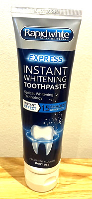 Rapid White Express INSTANT Whitening Toothpaste 1.5 shades whiter 75ml ...