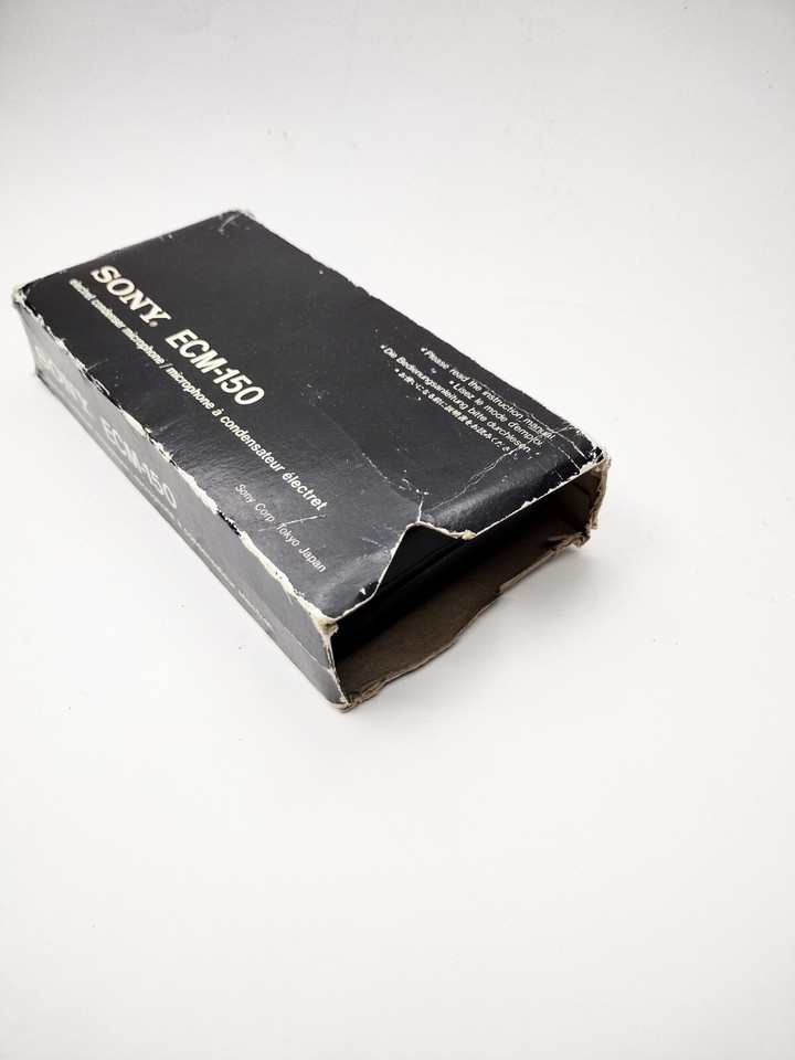 Vintage Sony ECM-150 Condenser Microphone - Made in Japan | eBay