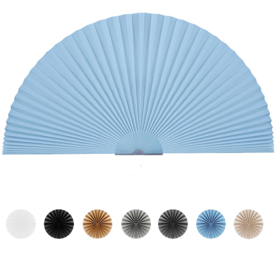Arch Window Pleated Blind Half Circle Window Shades Cordless Round ...