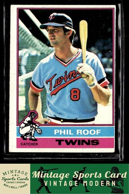1976 Topps - Phil Roof - #424 Minnesota Twins | eBay