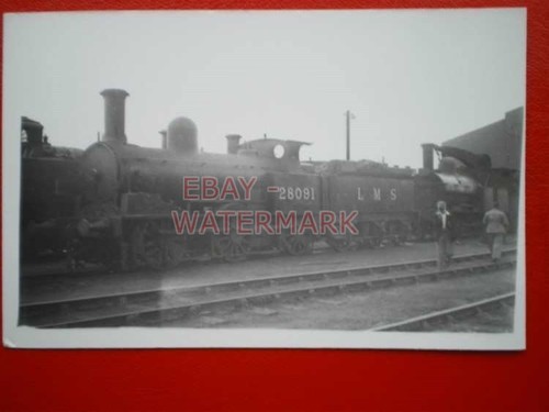 PHOTO LMS EX LNWR WEBB COAL ENGINES 0-6-0 LOCO NO 28091 BR 58321 | eBay