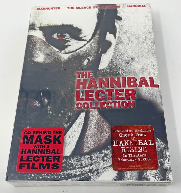 The Hannibal Lecter Collection Giftset (DVD, 2007, 3-Disc Set) for sale ...
