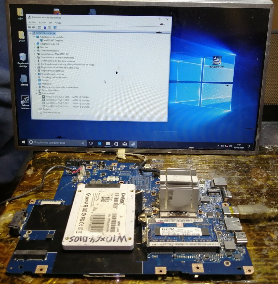 Placa base , Motherboard Lenovo G560 Z560 , NIWE2 LA-5752P + i3-390m | eBay