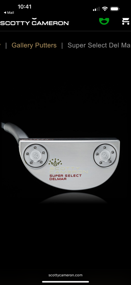 Scotty Cameron Super Select Del Mar MOTO Custom Gallery Putter Camo JYD ...