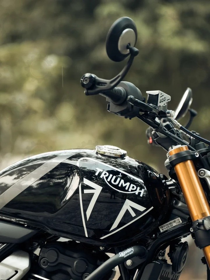 Tricorn Front Oil Cap "Silver Fit For Triumph Speed 400" | eBay UK