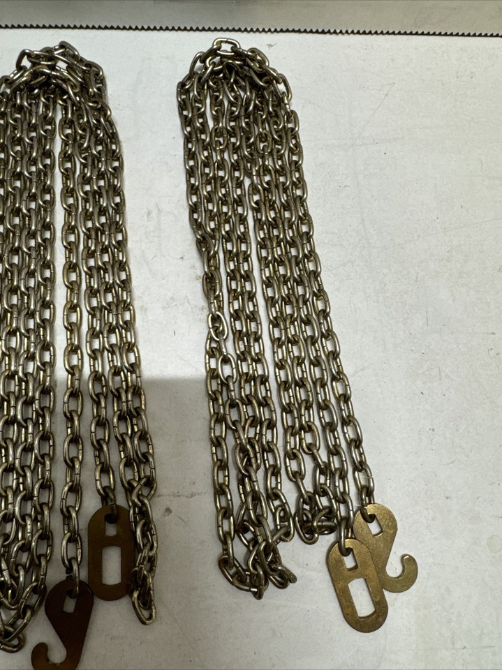 New England Authentic Grandfather Clock Weight Chain Set Qty - 3 | eBay