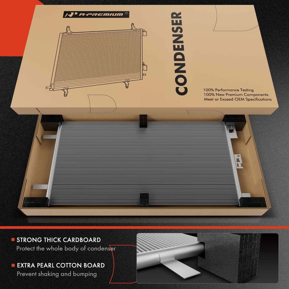 2x Radiator & AC Condenser Cooling Kit for Mitsubishi Montero 2001 2002 ...