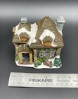 Christmas Village Log Cabin Style House Home Porcelain Snow Caps | eBay
