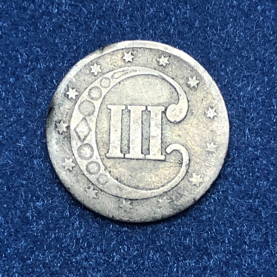 US 1853 3 Cent Silver Three Cent Trime #310 | eBay