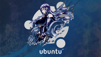 Linux Anime Girl Wallpaper Nog Een Linux Mint Rice... Deze Is Groen