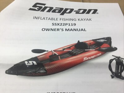 New Snap On SSX22P119 Inflatable Fishing Kayak | eBay