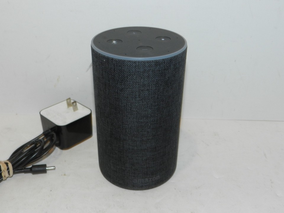 Black Amazon Echo 2nd Gen Smart Speaker With Dolby & OEM Power Tested ...