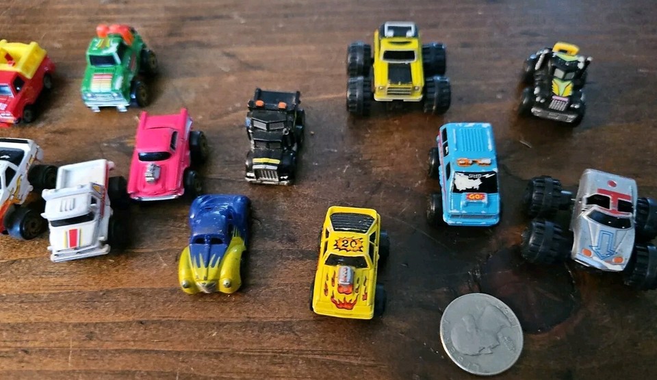 Lot of 15 Vintage Micro Machine & Monster Truck Cars** Micro Machines ...