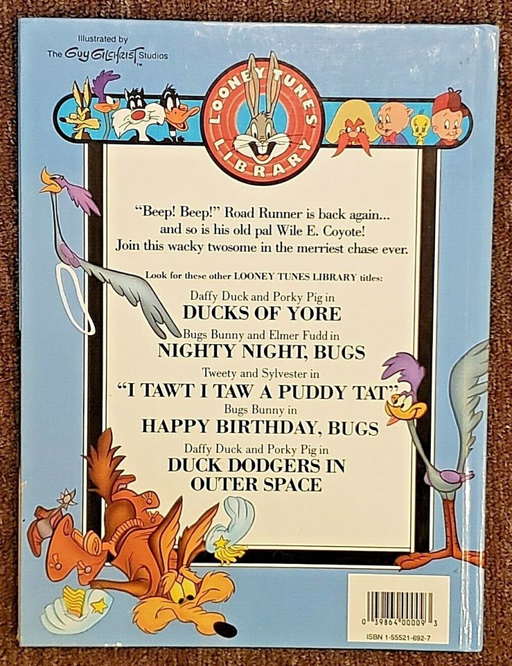Vintage Road Runner & Wile E. Coyote In Coyote Capers Book 1990 WB ...