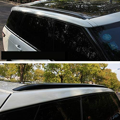 FOR RANGE ROVER SPORT BLACK ROOF RAILS L494 2014-21 GLOSS BLACK BAR ...