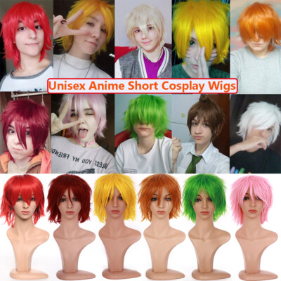 Anime Cosplay Wig Halloween Wig Short Full Wig Fashion Costume Style ...