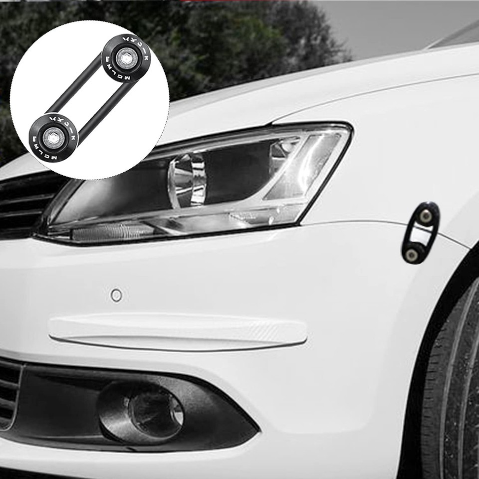8PCS Black Bumper Quick Release Front Rear Bumper Fastener Trunk Fender ...