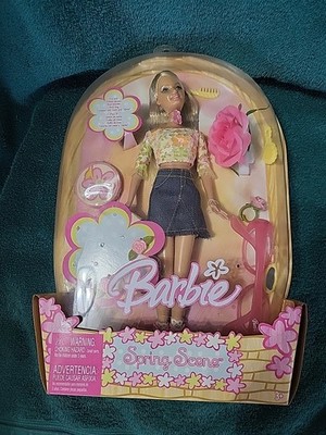Mattel Barbie Spring Scene Doll H8252 Accessories Loose In Box 2005 New ...