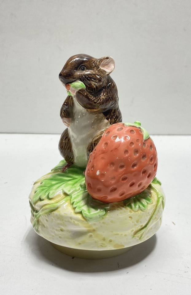 Beatrix Potter Musical Figurine. 5.5 inch Tall Timmy Willie -Schmid ...